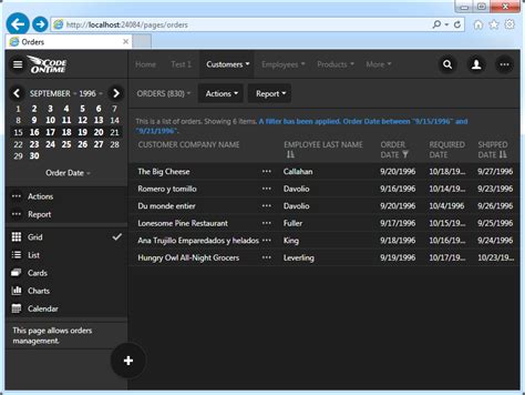 Code On Time Calendar Multi Column Grouping And Sorting In The