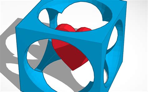 3d Design Heart In A Box Tinkercad