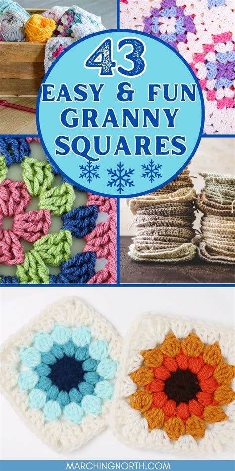 43 Fun Unique Free Crochet Granny Square Patterns Artofit