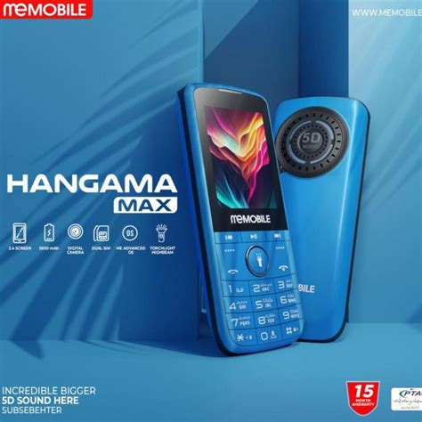 Memobile Hungama Max 2 4 Inch Display 3800mah Big Battery Dual Sim