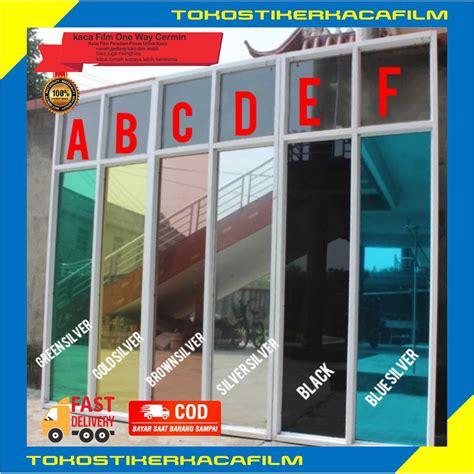 Jual Sticker Stiker Kaca Kaca Film Wallpaper Jendela Rumah One Way