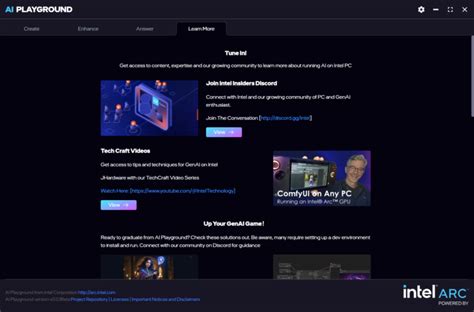 introducing ai playground intel gaming access
