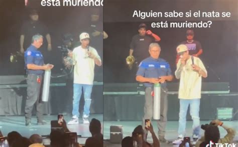 En Pleno Concierto Natanael Cano Pidió Tanque De Oxígeno Ya No Podía
