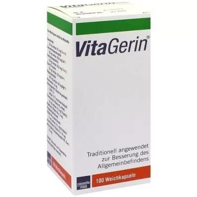 Delivery service from Germany - VITA GERIN Soft capsules, 100 pcs