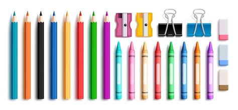 Premium Vector Back To School Element Vector Set Back To School Elements Isolated For Student