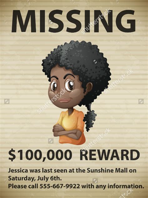 Missing Poster Template Meme