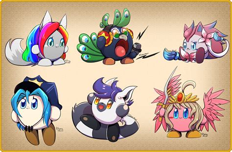 Kirbies By Kitsunaokami On Deviantart