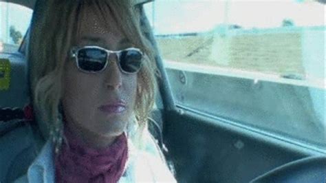 Romanian Model Shoot Smoking And Driving Red Line Pedal Pumping