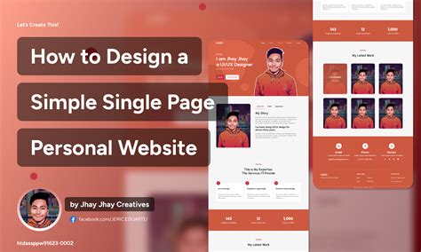 Let S Create This A Simple Website Design Figma