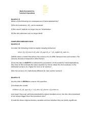 Basic Econometrics Tutorial Questions Docx Basic Econometrics Tutorial Questions RMIT