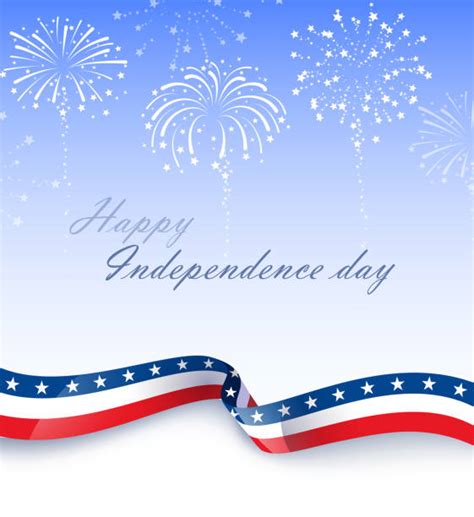 Fireworks Patriotic Background Illustrations Royalty Free Vector