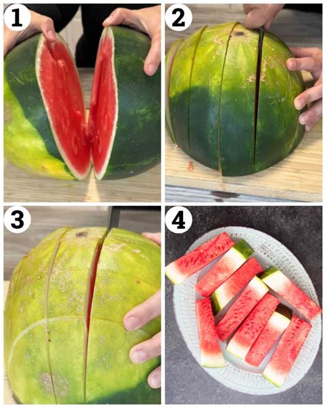 How To Cut A Watermelon 3 Ways • Unicorns In The Kitchen