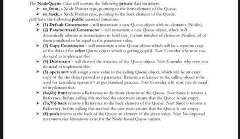 Solved I Need Create A Queue Class Both An Array Based And Chegg