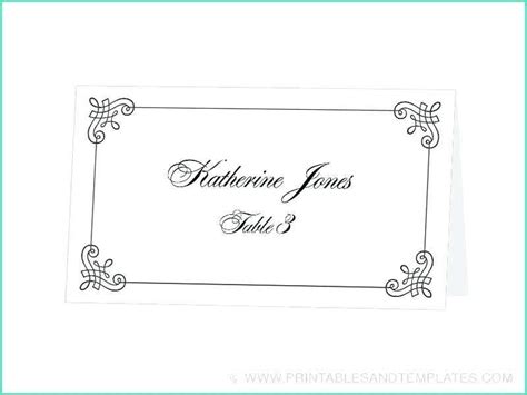 Double Sided Tent Card Template