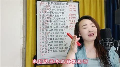 经典歌曲《我的情深你若懂》歌声深情感人，旋律优美，非常好听 Youtube