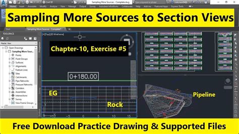 Sampling More Sources To Section Views In AutoCAD Civil 3d Add