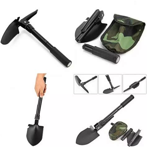 Jual Sekop Mini Lipat Portable Cangkul Pacul Gergaji Kemah Berkebun