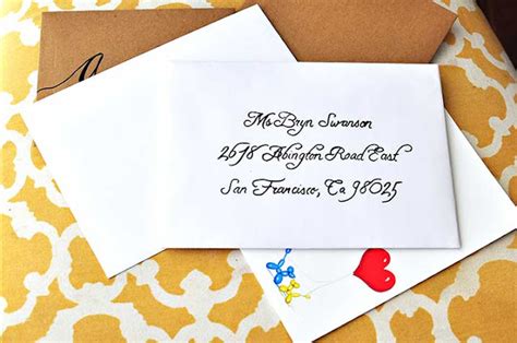 The Cheese Thief Easy Caligraphy Envelopes Tutorial Cheating Method