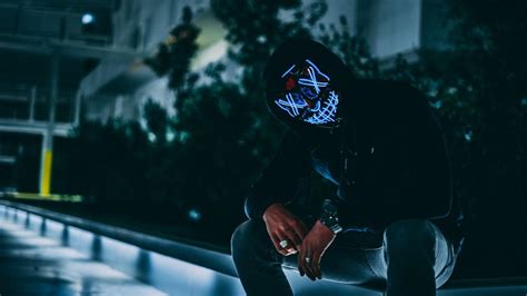 Led Mask Wallpapers Wallpaper Cave