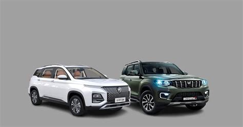 Mahindra Scorpio N Vs MG Hector Plus A Comparison Of Variants Under Rs Lakh For Long