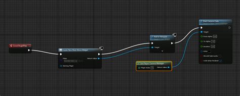 why doesn t my fade into scene work r unrealengine