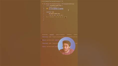 Merge Two Sorted Arrays Day 4250 Of Javascript Challenge Soumyadip