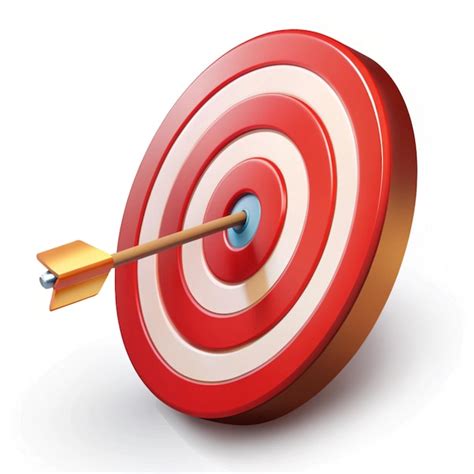 Isometric Target 3d Vector Design Premium Ai Generated Image