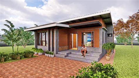แบบบ้านชั้นเดียวสไตล์โมเดิร์นลอฟท์ หลังเล็กกะทัดรัด สวย ดิบ เท่ ด้วย