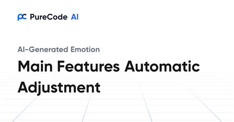 Use Ai To Build Emotion Main Features Automatic Adjustment