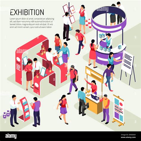 Crowded Stall Stock Vector Images Alamy