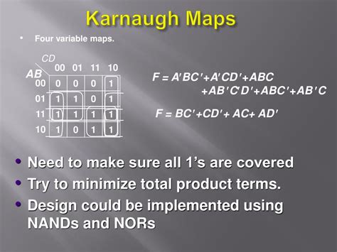 Ppt Digital Electronics Minimization Using Karnaugh Map Dr Mmanikandan Associate Professor
