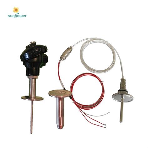 China Customized Pt100 Sanitary Rtd Sensor With Removable Thermowell Suppliers Manufacturers
