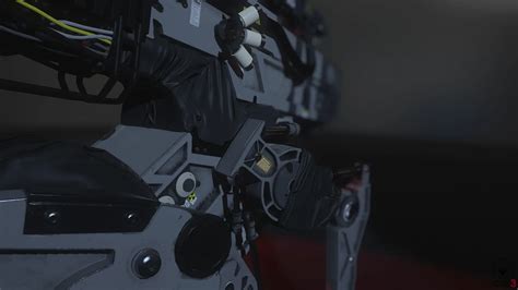 Keloid Mecha War Head Robot Flippednormals