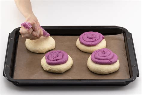 식약처 자색고구마 버터크림빵