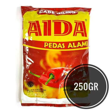 Jual Cabe Bubuk Extra Pedas Aida 250gr Shopee Indonesia
