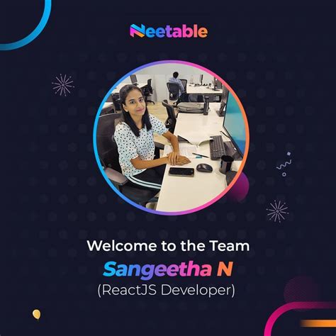 Sangeetha ReactJS Developer