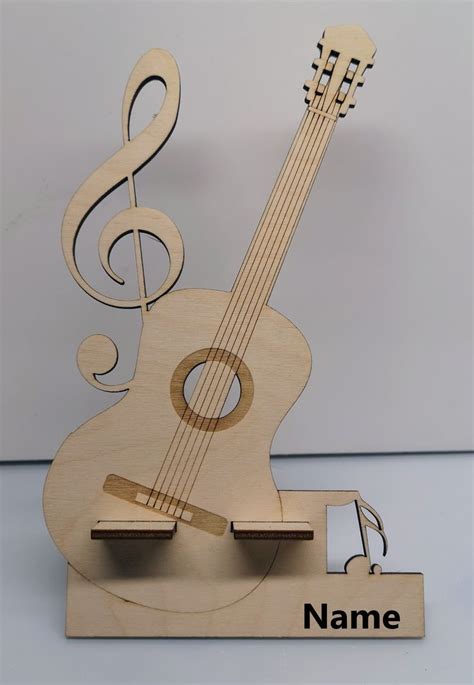 Guitar Phone Holder - Etsy UK | Phone holder, Glass awards ...