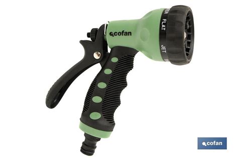 Pistola de Riego para Manguera de Jardín Con 7 Posiciones Diferentes