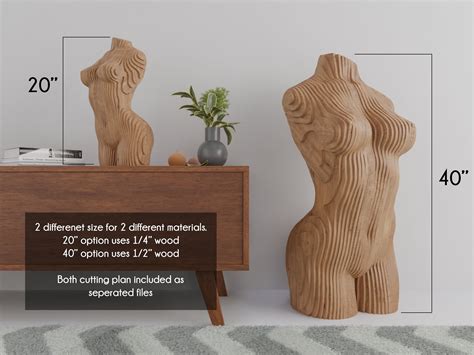 Parametric Wooden Woman Statue Art Cnc Drawing Model Diy Etsy Australia