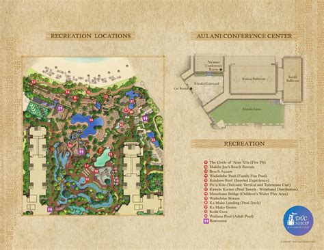 Disney Vacation Club Resort Maps Find Your Way Around Dvc Resorts