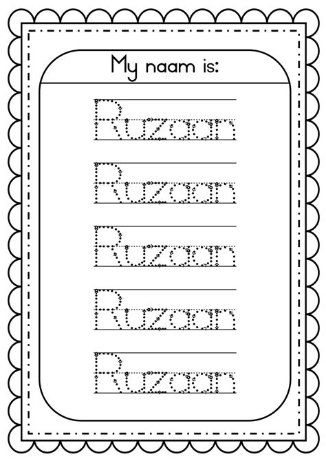 Custom Ek Leer Hoe Om My Naam Of Van Te Skryf Boekie Learning To Write
