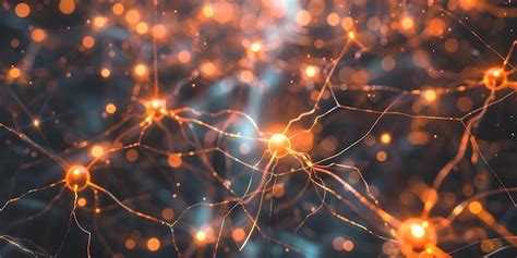 Illustrating The Intricate Neural Activity Of The Brain With Glowing Synapses And Connected