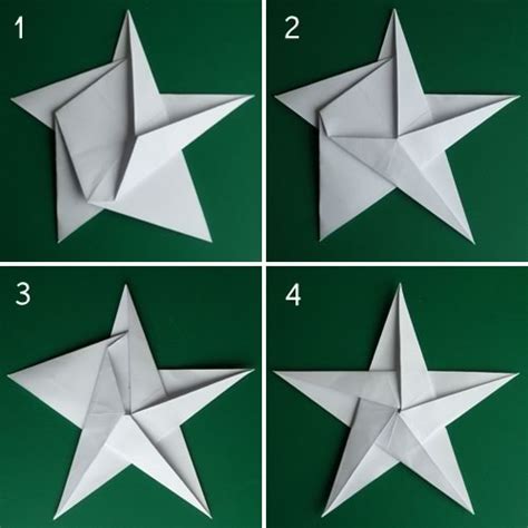 How To Make Origami Pointed Star How To Make A 5 Pointed Origami Star