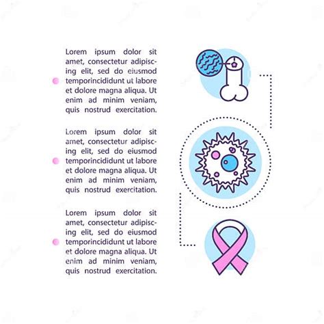Sexually Transmitted Infections Concept Icon With Text Stock Vector