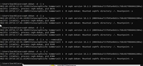 Windows 10 Pro Cephfs Mount Not Working No Error Logs · Issue 1083