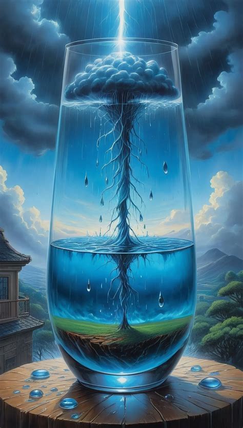 Thunderstorm Glass Free Ai Photo Generator Starryai