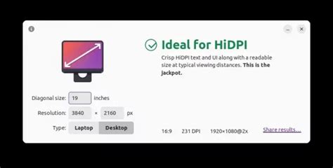 Dippi Tells If The Laptop External Monitor Best Choice HiDPI Or LoDPI UbuntuHandbook