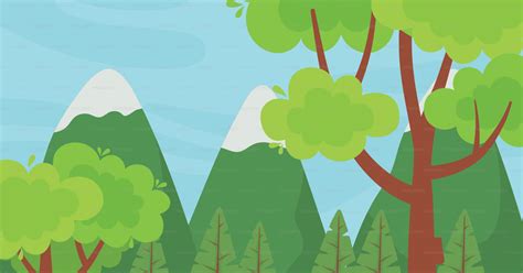 풍경 산악 알프스 눈 나무 들판 구름 하늘 벡터 그림 벡터 Unsplash의 산 이미지