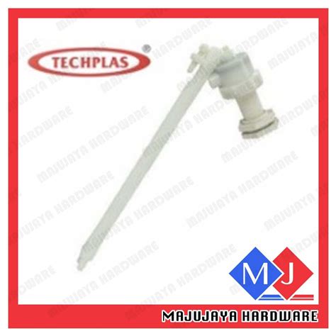 TECHPLAS WIRAPLAS Toilet Cistern Plastic Side Inlet Float Valve 7 9 Pelampung Bola Tangki