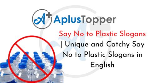 Say No To Plastic Slogans Unique And Catchy Say No To Plastic Slogans
